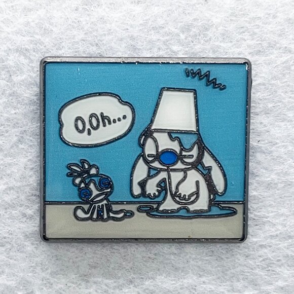 Disney | Jewelry | 525 Disneycomic Strip Lilo And Stitch O Oh Pin ...